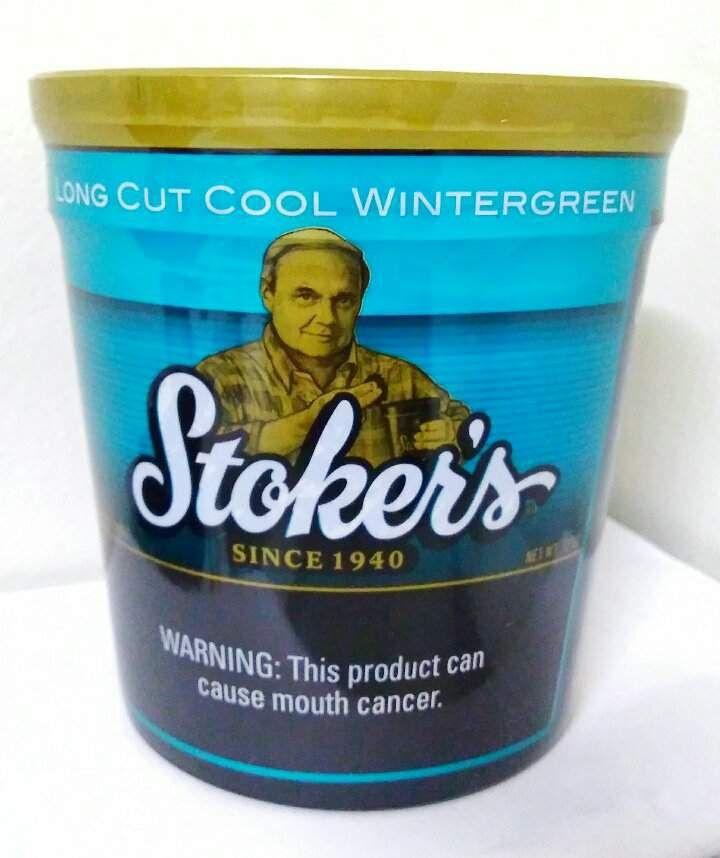FUMO DE MASCAR STOKER´S LONG CUT COOL WINTERGREEN
